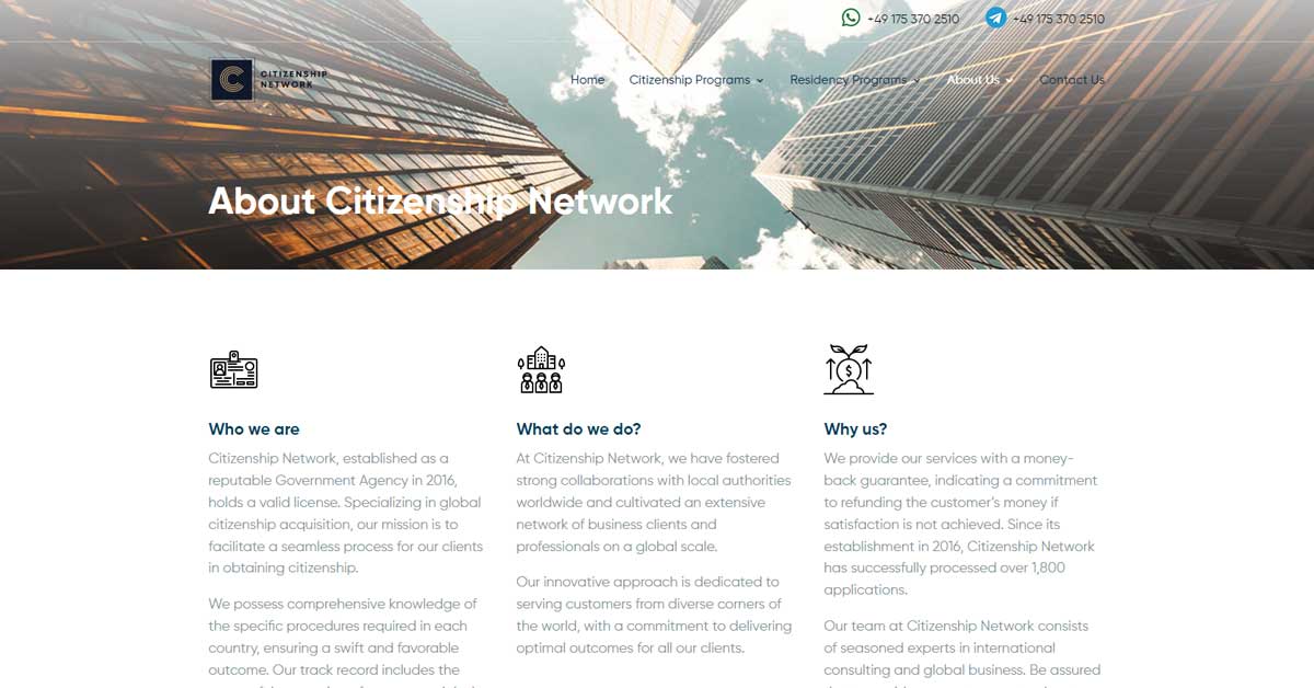 About Us | Best #1 Citizenship Service | Citizenship Network